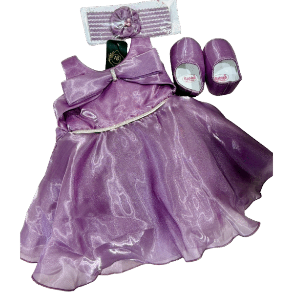 Lavender Baby Frock Set – AR Collection