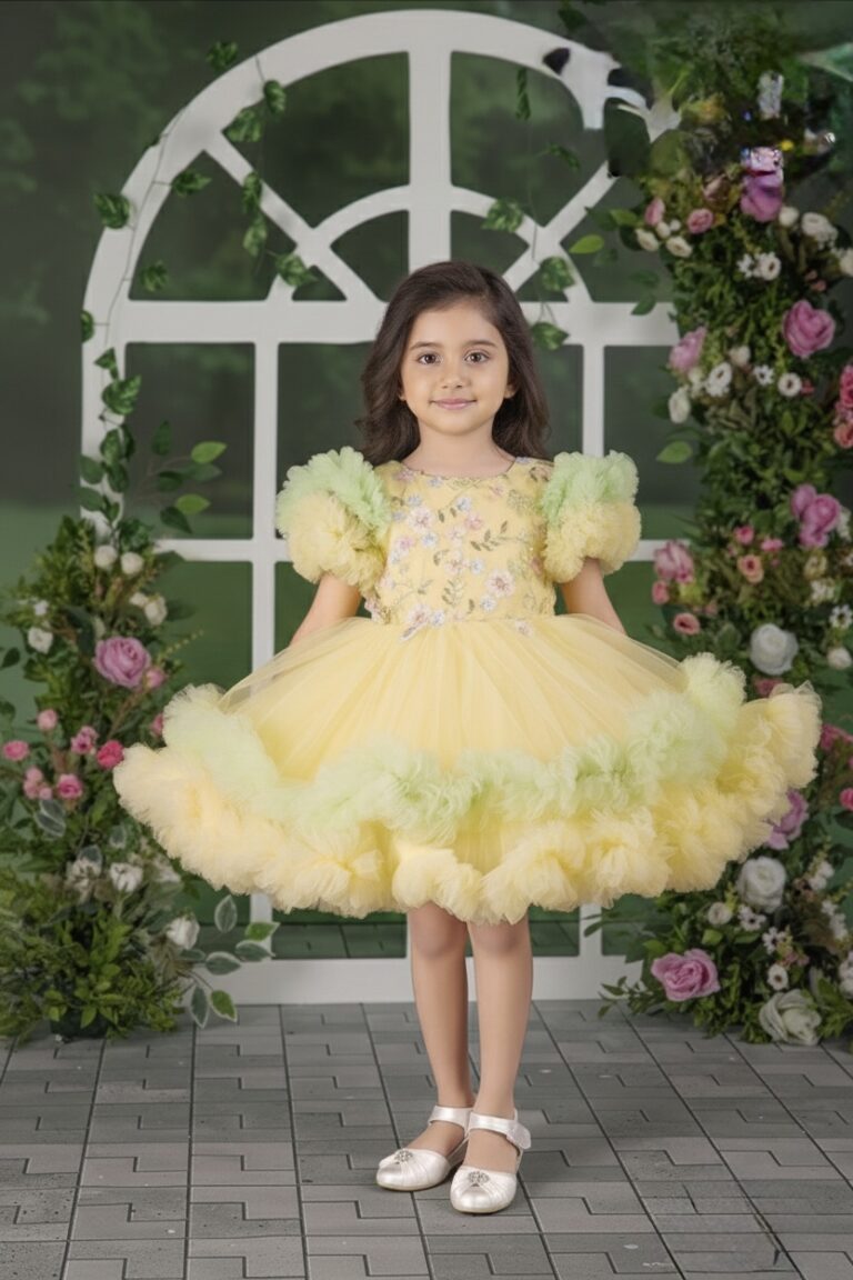 Enchanted Forest Party Dress for Girls – AR Collection